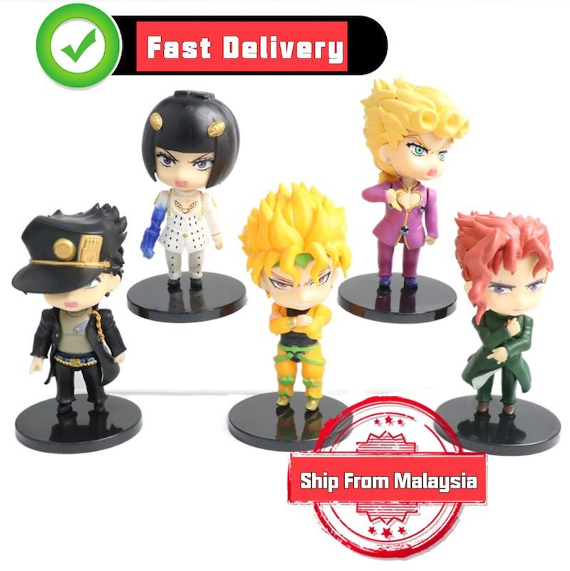Anime JoJo Bizarre Adventure Action Figure 5Pcs/Set Kujo Jotaro ...