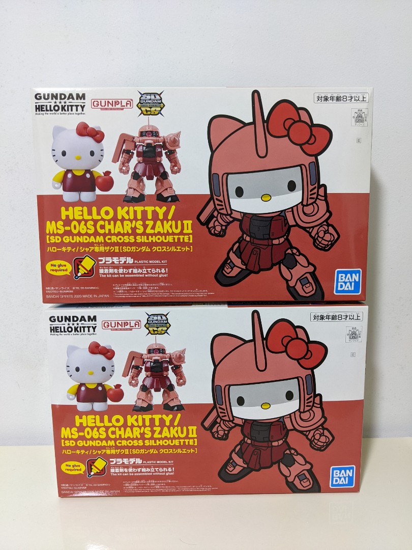Bandai Spirits Sd Gundam Cross Silhouette Hello Kitty Chars Zaku Ii