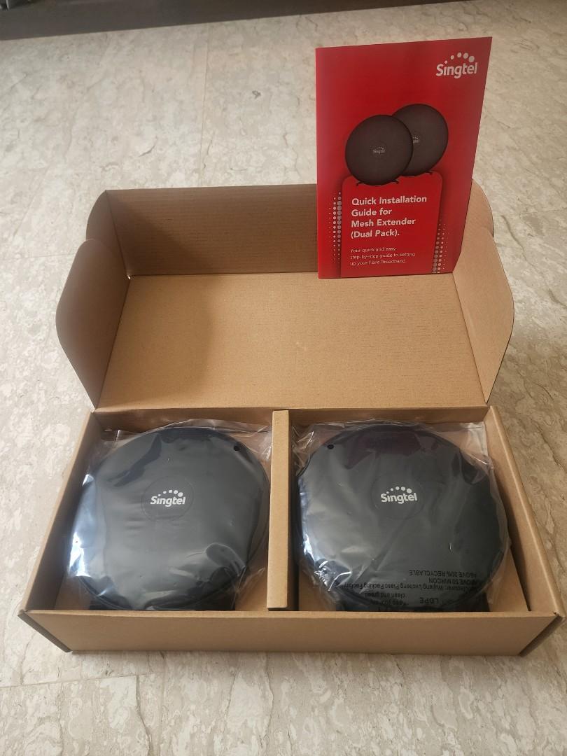 [Brand New] Singtel Wifi Mesh Extender Dual Pack (AC2600), Computers ...
