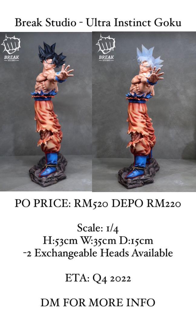 Break Studio - Ultra Instinct Goku, Hobbies & Toys, Toys & Games on ...