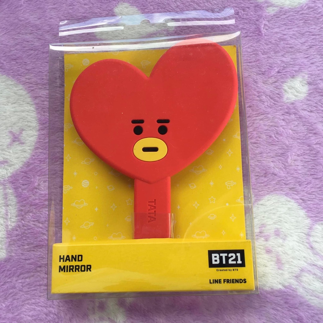 BT21 Tata Hand Mirror, Hobbies & Toys, Memorabilia & Collectibles, K ...