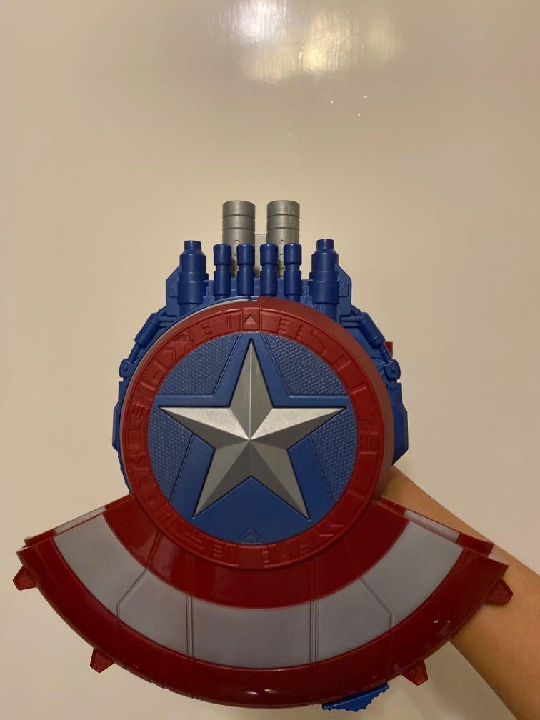 Captain America Shield Nerf Gun and Iron Man Nerf Gun, 興趣及遊戲, 玩具 & 遊戲類 ...