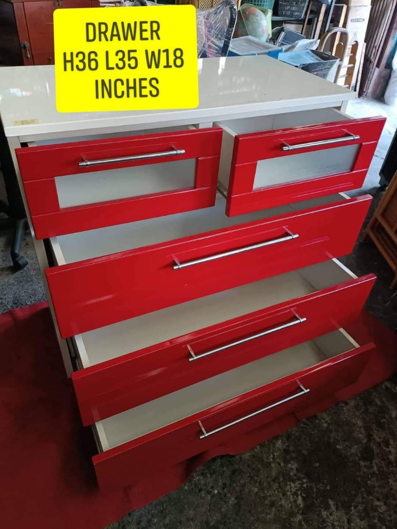 Chest drawer with lower back Damage, Furniture & Home Living, Furniture ...