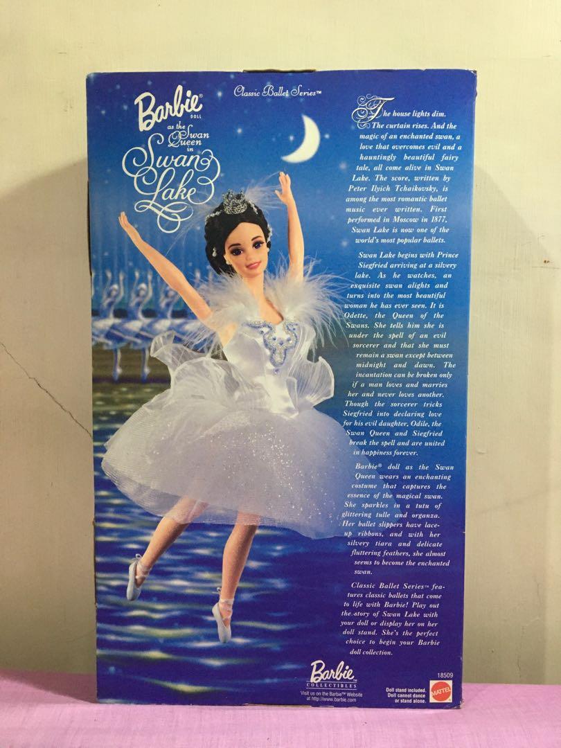 Classic Ballet Series Barbie as The Swan Queen in Swan Lake Doll ...