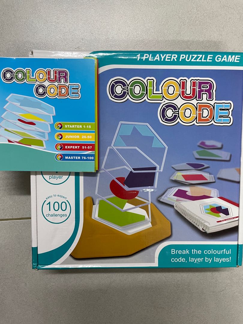 Colour code puzzle game, 興趣及遊戲, 玩具 & 遊戲類 - Carousell