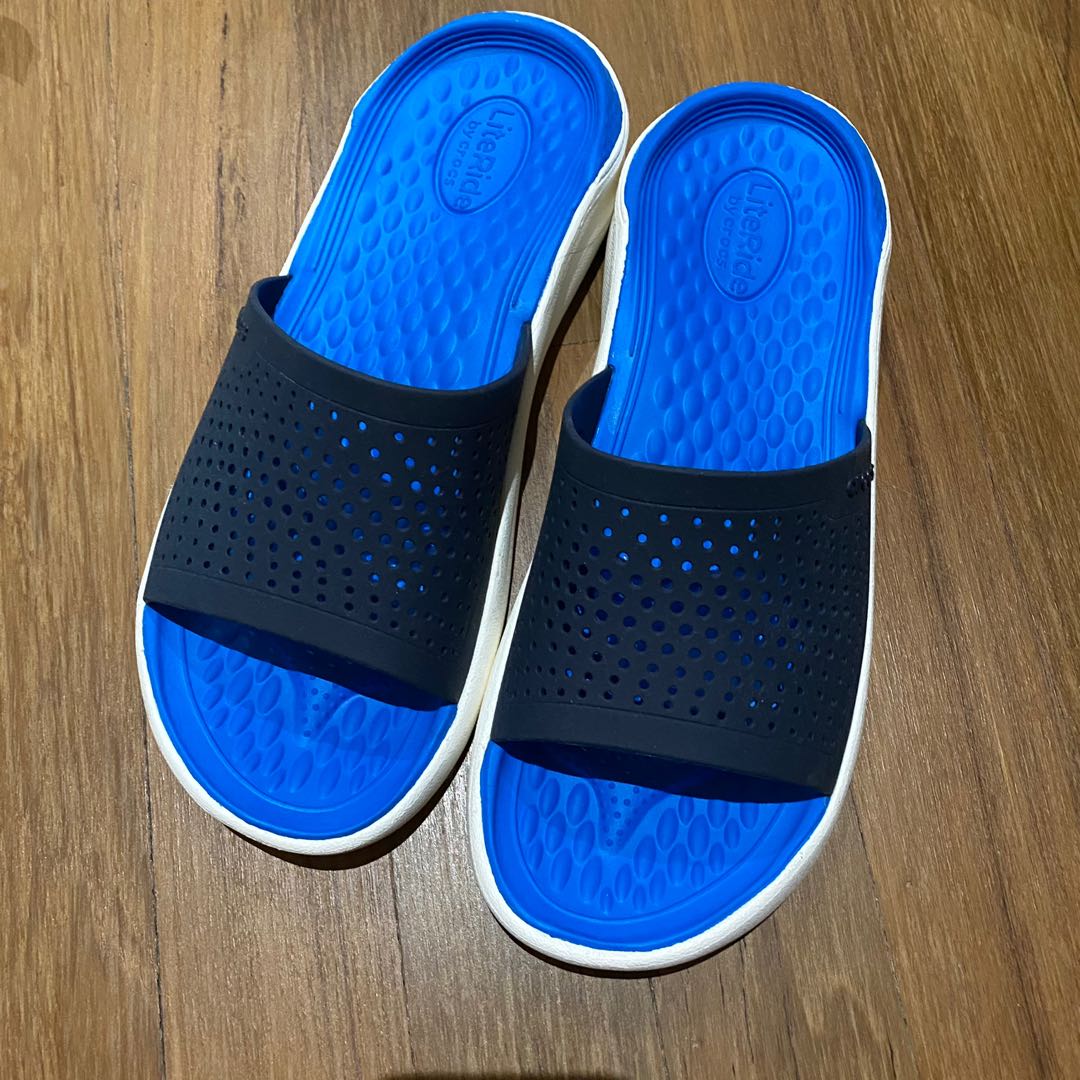 Crocs Literide Slides (US M9 / W11), Men's Fashion, Footwear, Flipflops ...