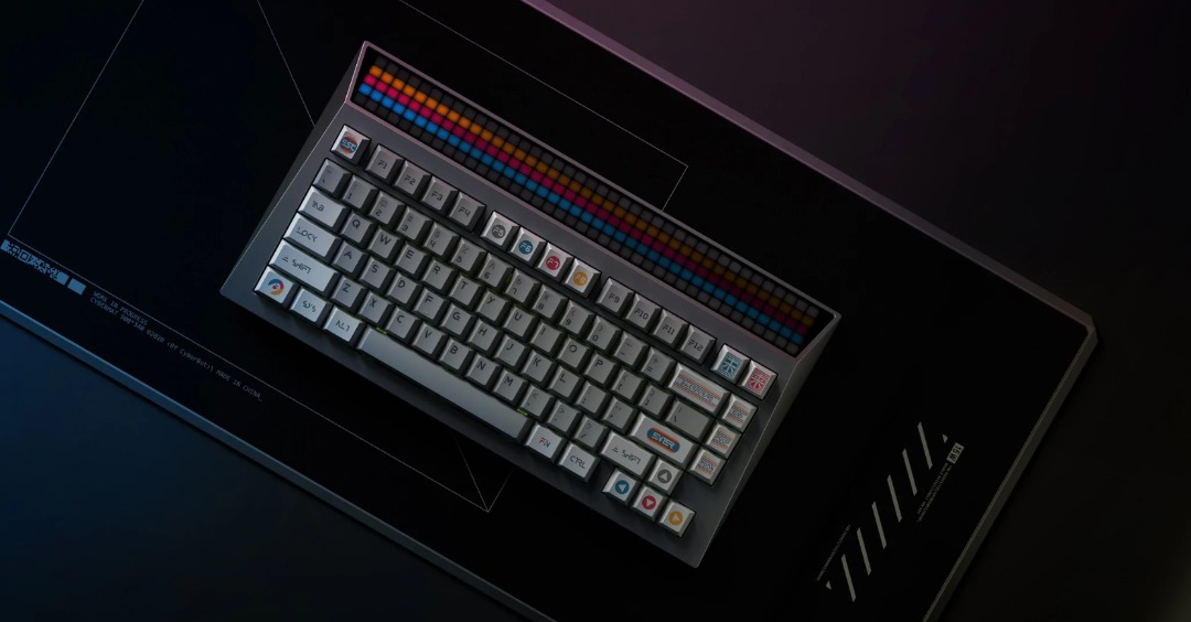 Cyberboard R1 Grey Mechanical Keyboard, Computers & Tech, Parts ...