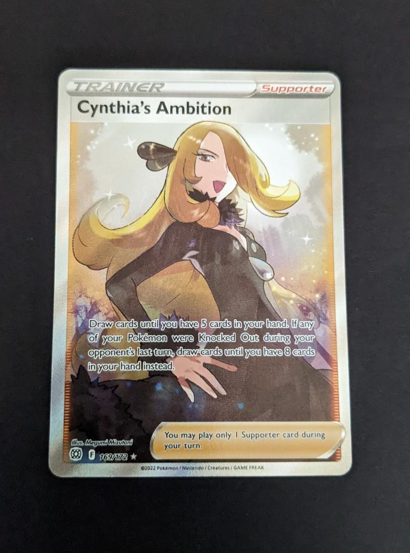 Cynthia's Ambition FA Trainer Brilliant Stars Pokemon Card Tcg #2 ...
