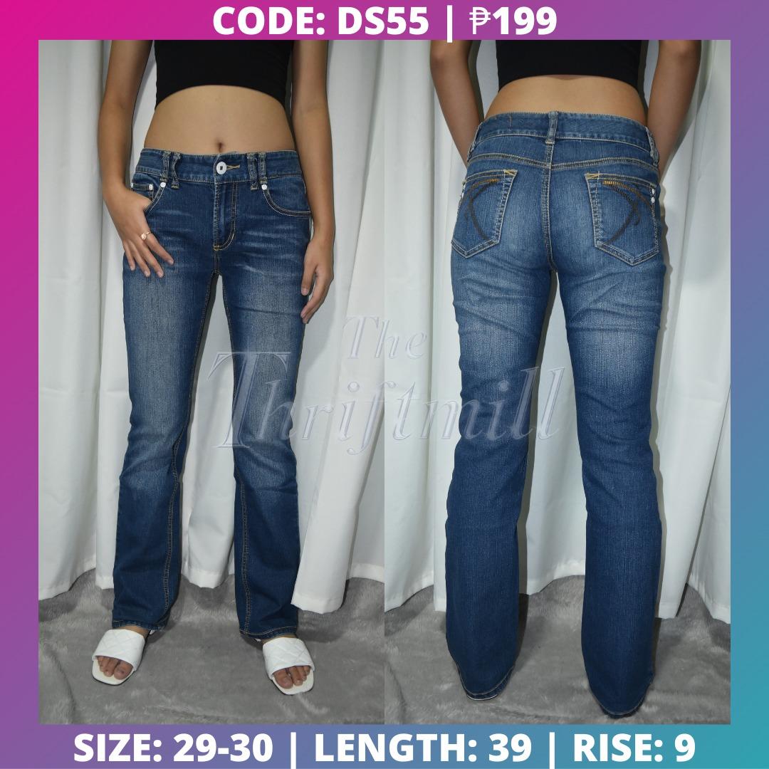 DENIM SQUAREPANTS | MOM JEANS | WIDELEG & BAGGY PANTS, Women's Fashion ...