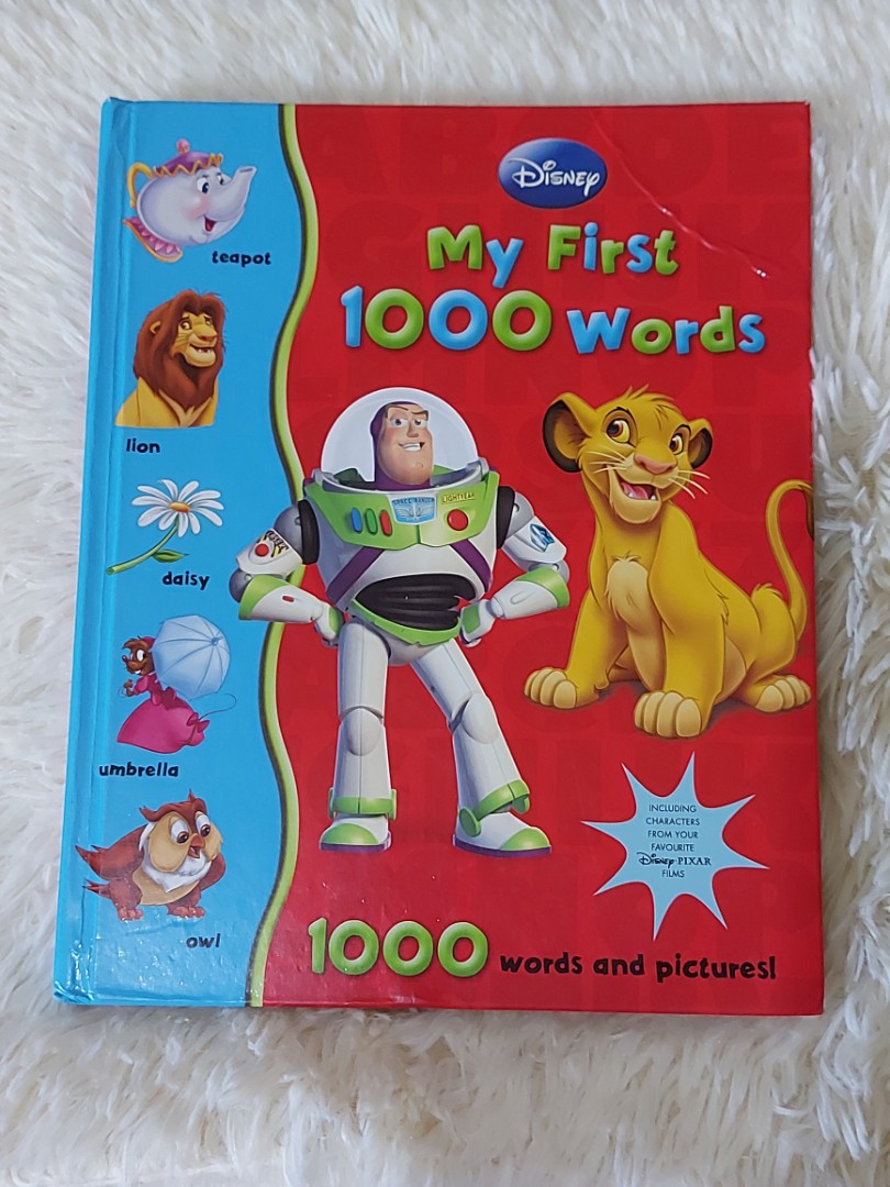 Disney My First 1000 Words, Hobbies & Toys, Books & Magazines, Children ...