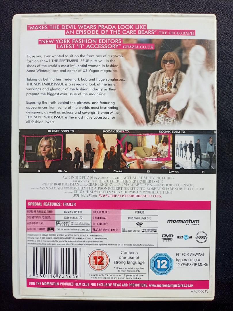 DVD The September Issue, Hobbies & Toys, Music & Media, CDs & DVDs on ...