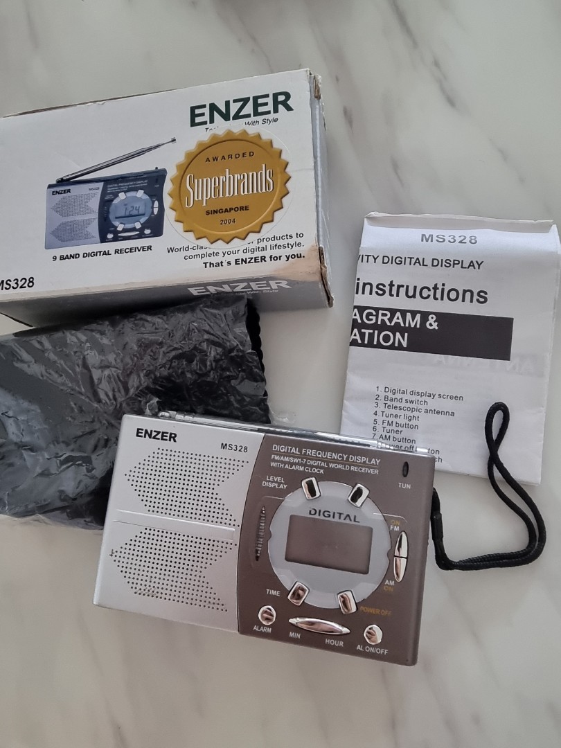 Enzer digital radio pocket size - new old stock, Audio, Other Audio ...