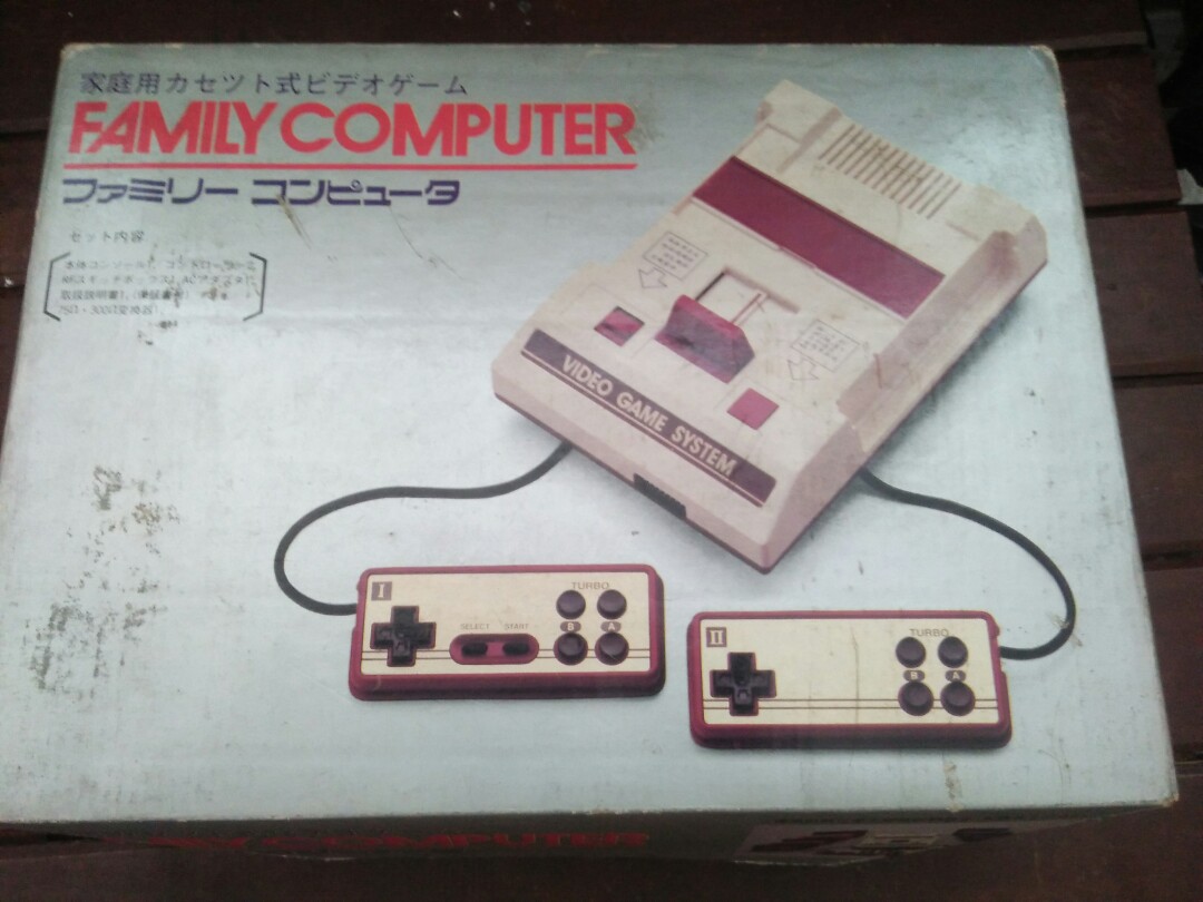 Family computer original Av moded famiclone box, Video Gaming, Video ...