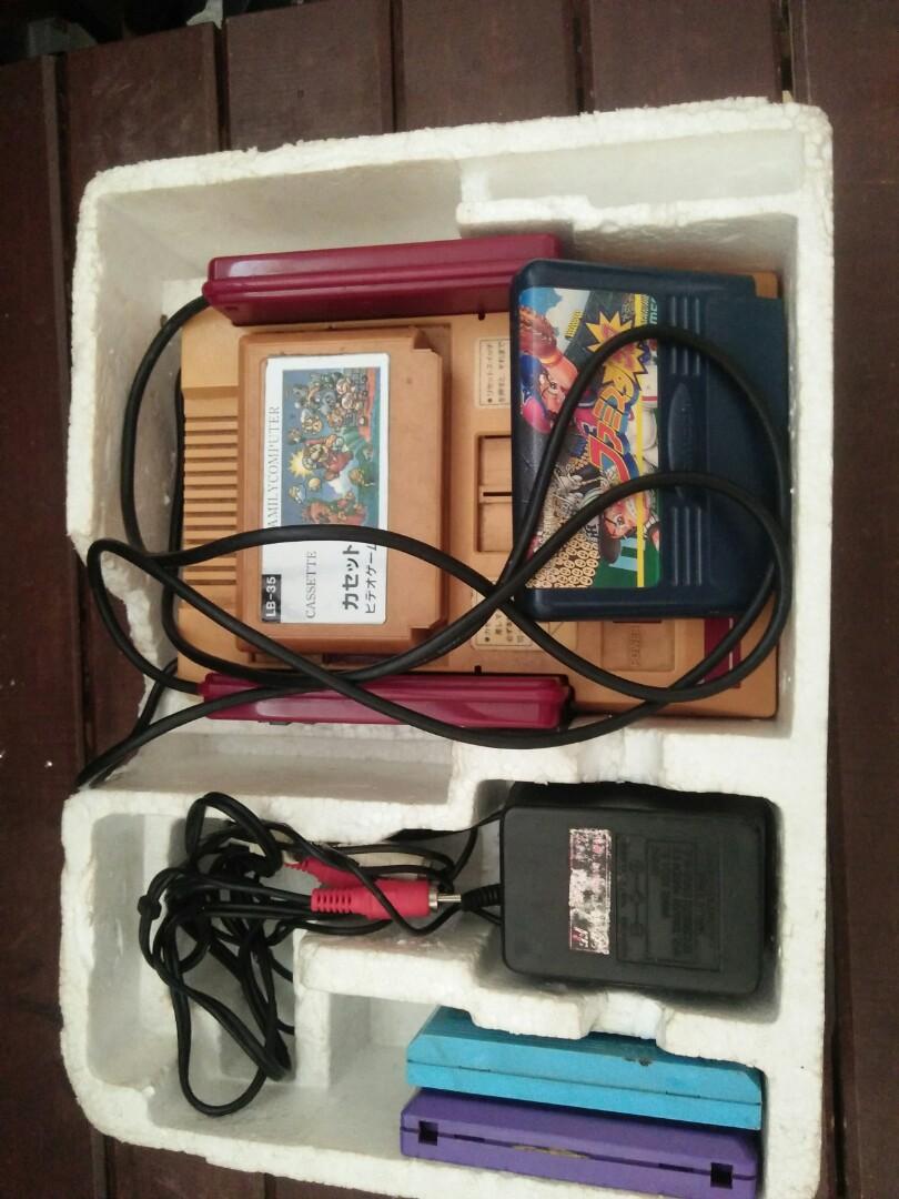 Family computer original Av moded famiclone box, Video Gaming, Video ...