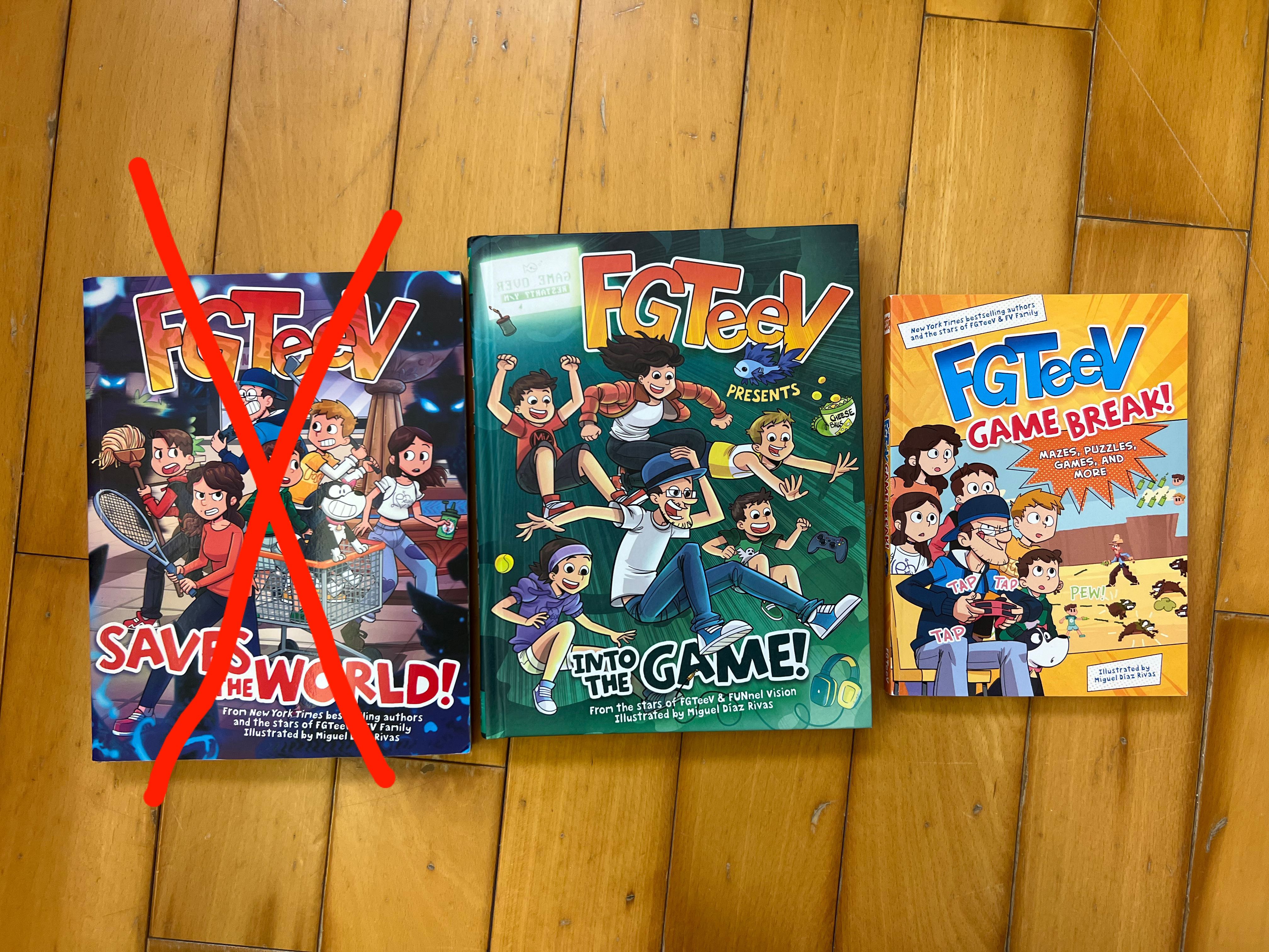 FGTeev (2 books), 興趣及遊戲, 書本 & 文具, 漫畫 - Carousell