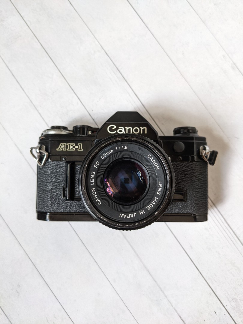 [Film Tested] Canon AE-1 Black with 50mm lens, Photography, Cameras on ...