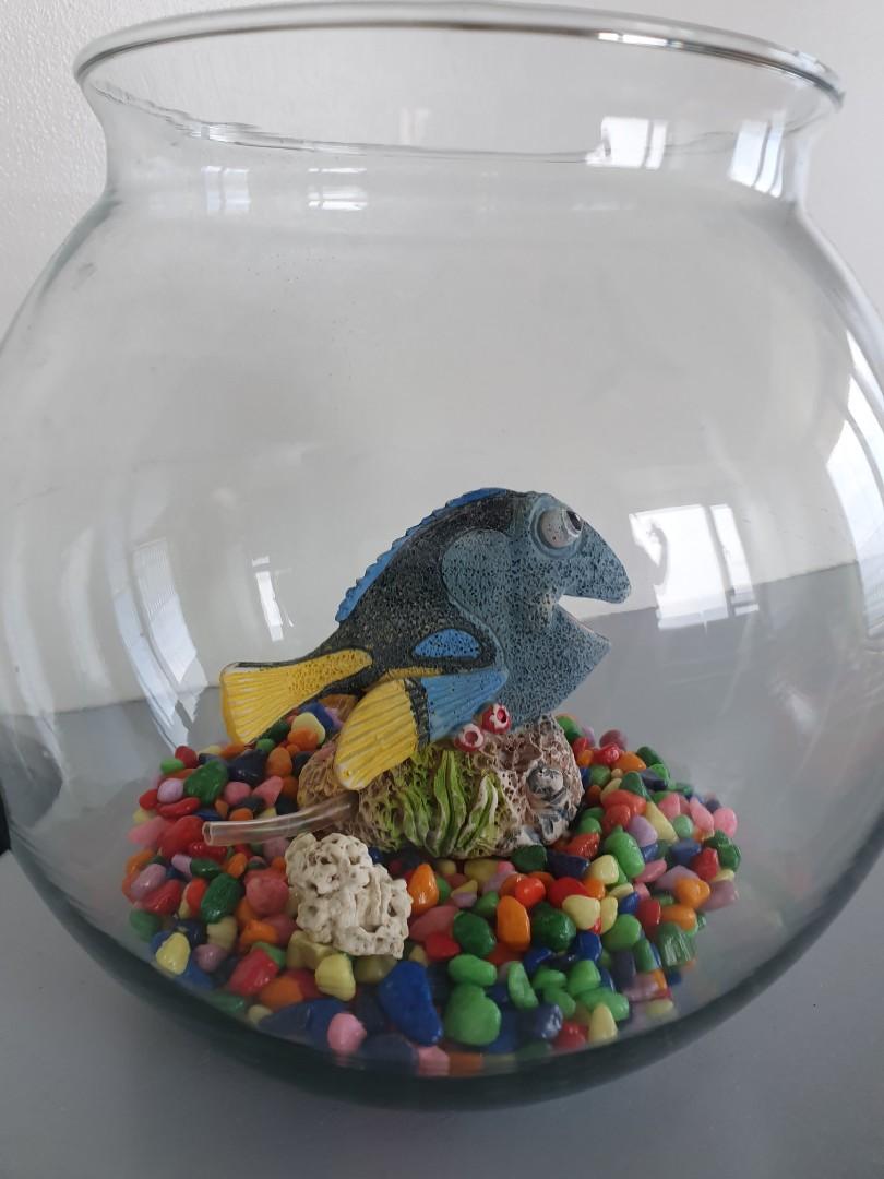 Fish Bowl, Pebbles and Dora Decor, Pet Supplies, Homes & Other Pet ...
