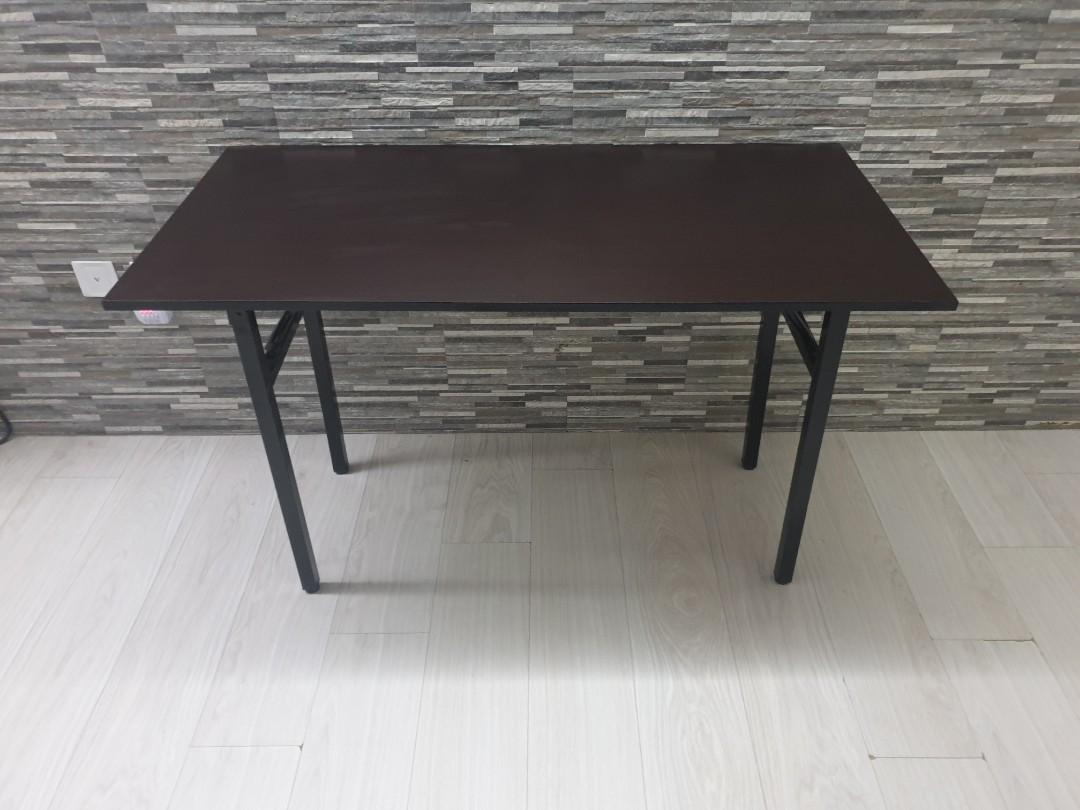Foldable Wooden Study Table, Furniture & Home Living, Furniture, Tables ...