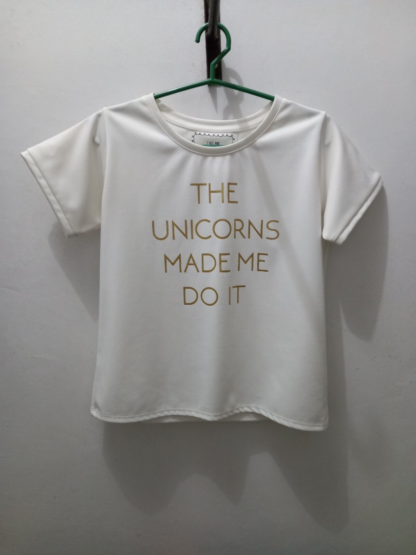Forme White Shirt w/ Text Print, Women's Fashion, Tops, Shirts on Carousell