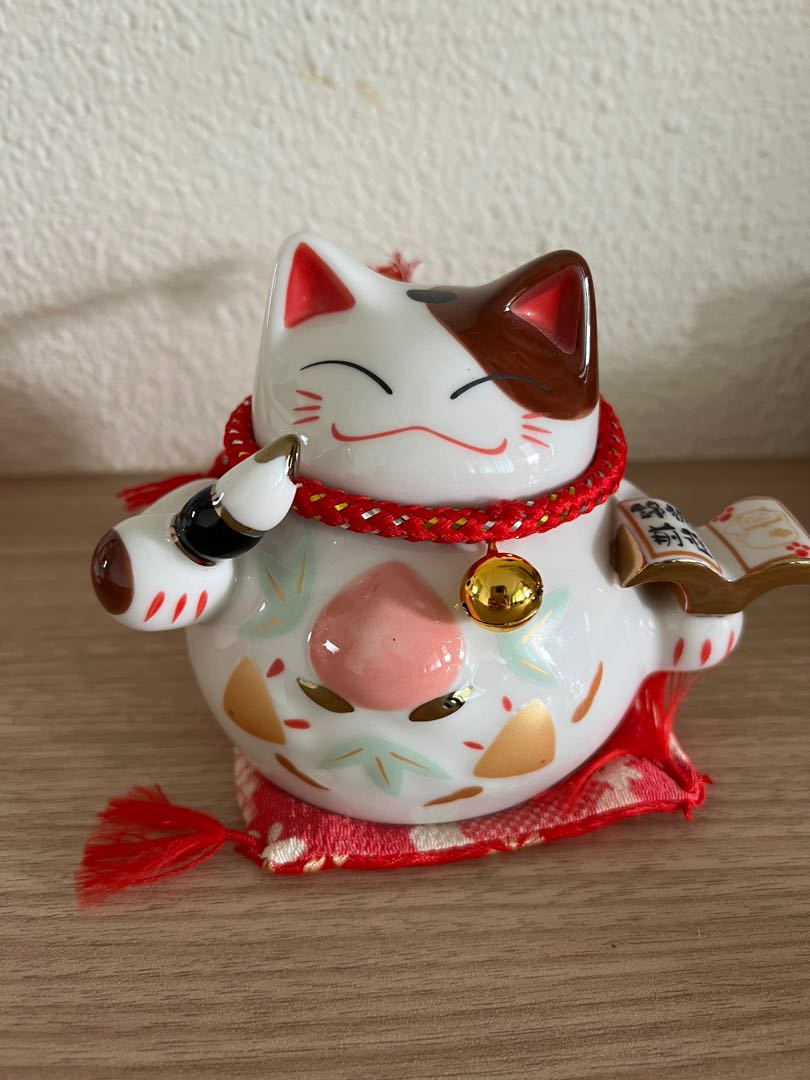 Fortune study cat coin bank, Hobbies & Toys, Memorabilia & Collectibles ...