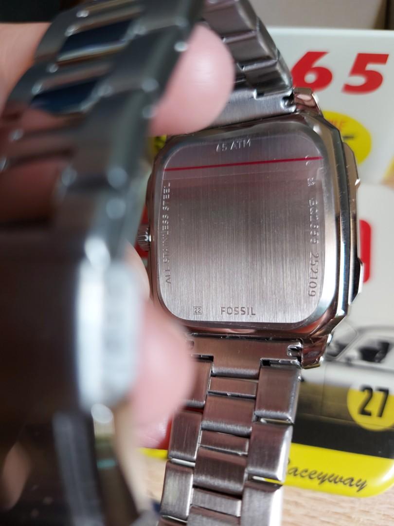 Fossil Square Fave Watch, Men's Fashion, Watches & Accessories, Watches ...