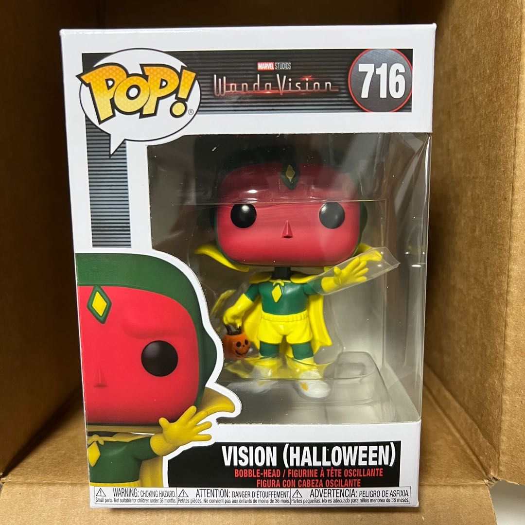 Funko Pop Marvel WandaVision Vision Halloween # 716 Wanda Vision ...