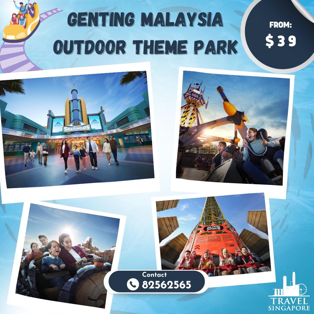 Genting Skyworlds Outdoor Theme Park, Tickets & Vouchers, Flights ...