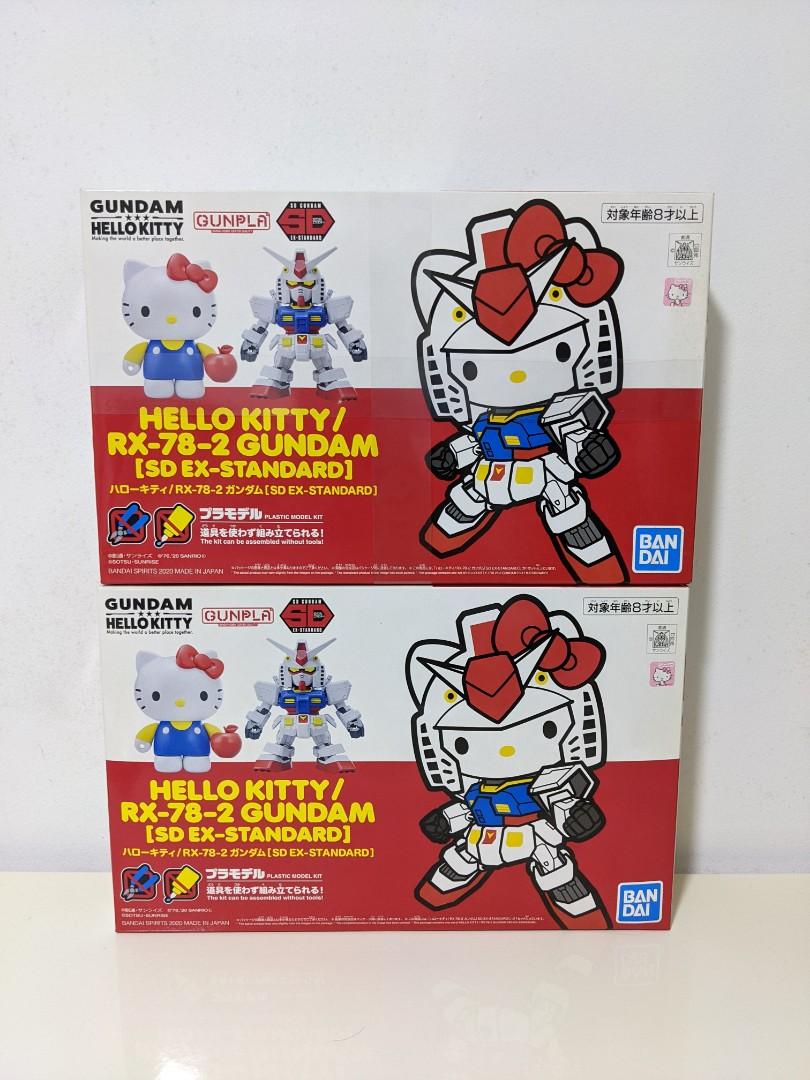 Gundam: Hello Kitty & RX-78-2, Bandai Spirits SD-EX Standard, Hobbies ...
