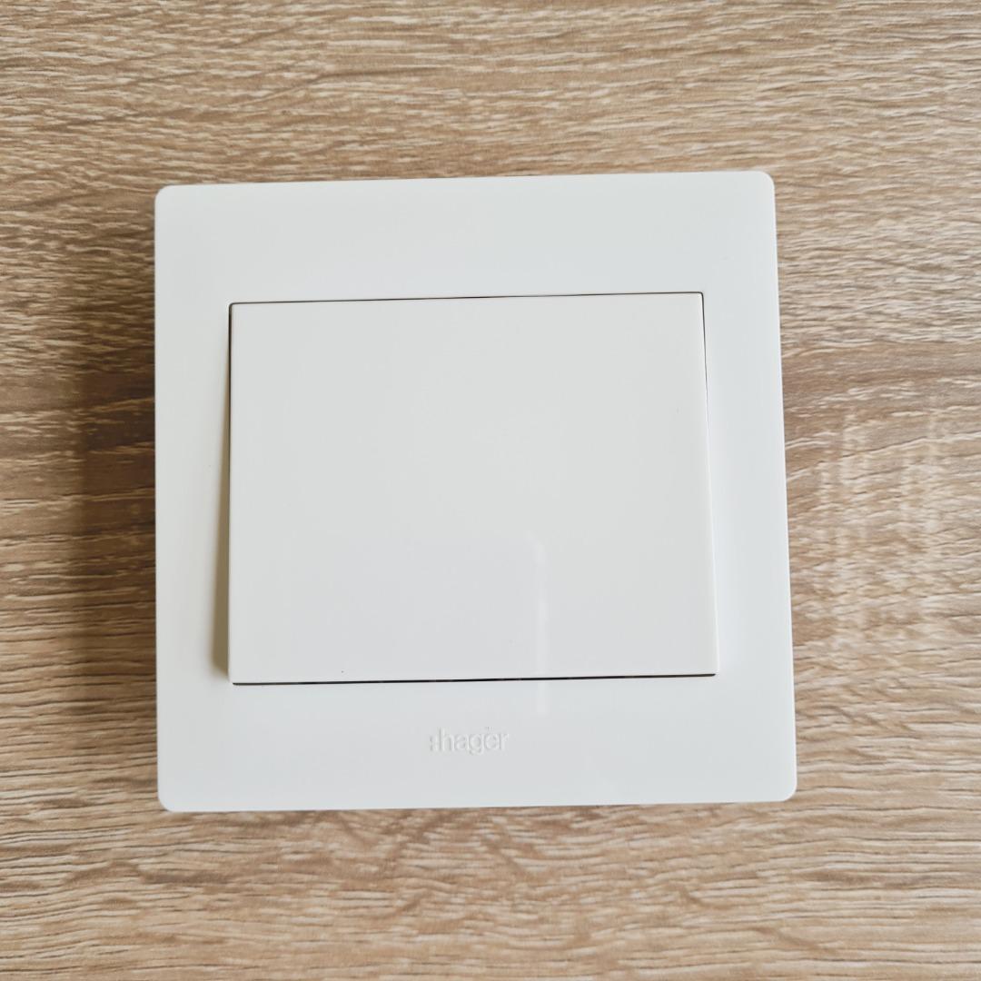 Hager Muse Wall Switch Socket White, TV & Home Appliances, Electrical ...