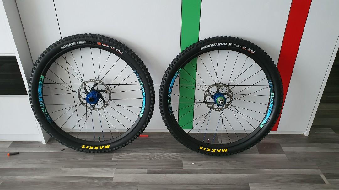 Hope Pro 4 hubs ( Blue) / DT swiss EX 471 wheelset, Sports Equipment ...