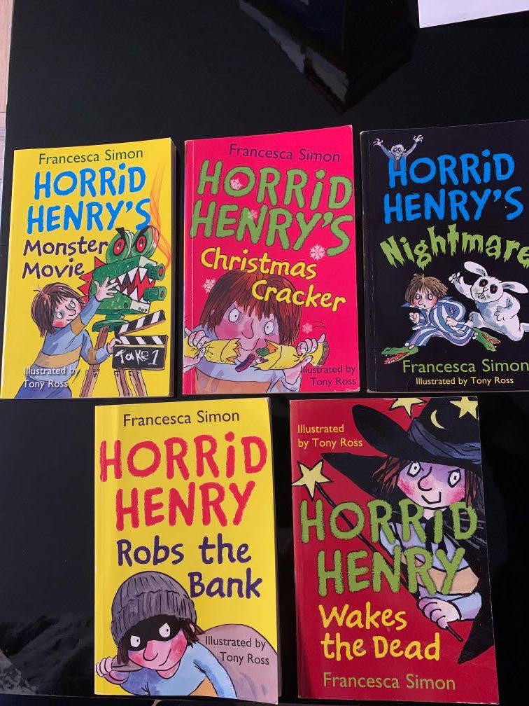 Horrid Henry Story Books (Recommended For Juniors), 興趣及遊戲, 書本 & 文具, 小說 ...
