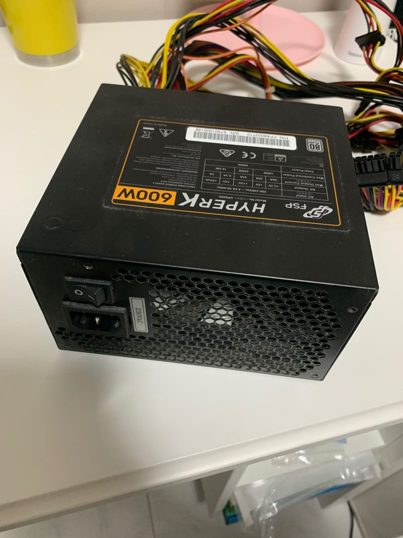 HyperK 600w PSU, Computers & Tech, Desktops on Carousell