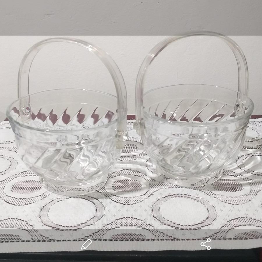 Ice Bucket Kaca Jadul, Antik, Pajangan di Carousell