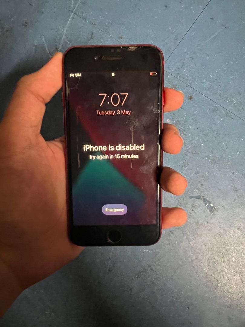 [ICLOUD LOCKED] iPhone SE2 Product Red Unknown GB, Mobile Phones ...