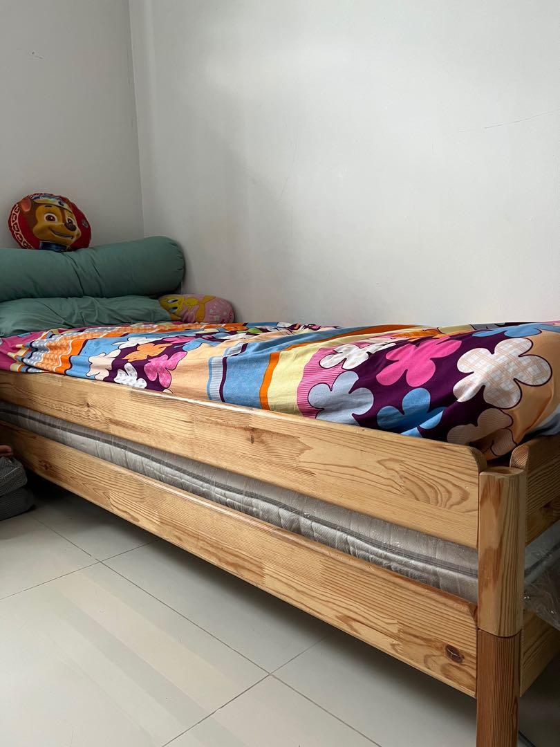 IKEA Utaker Stackable Bed with Mattresses, Furniture & Home Living ...