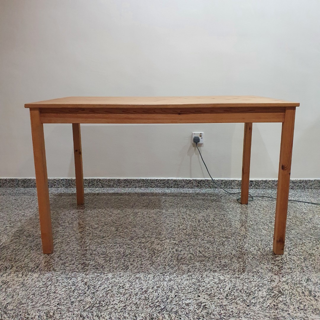 IKEA Wooden Table, Furniture & Home Living, Furniture, Tables & Sets on ...