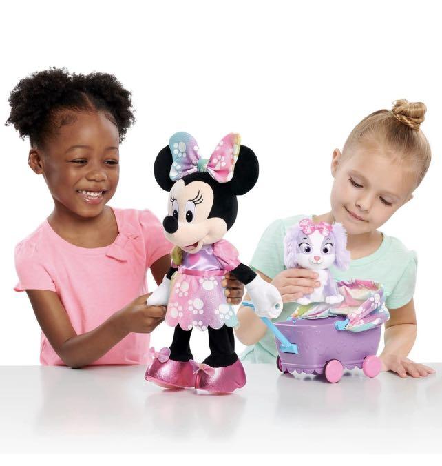 Minnie Mouse Waggin' Wagon Feature Plush Plush Animated, Hobbies & Toys ...