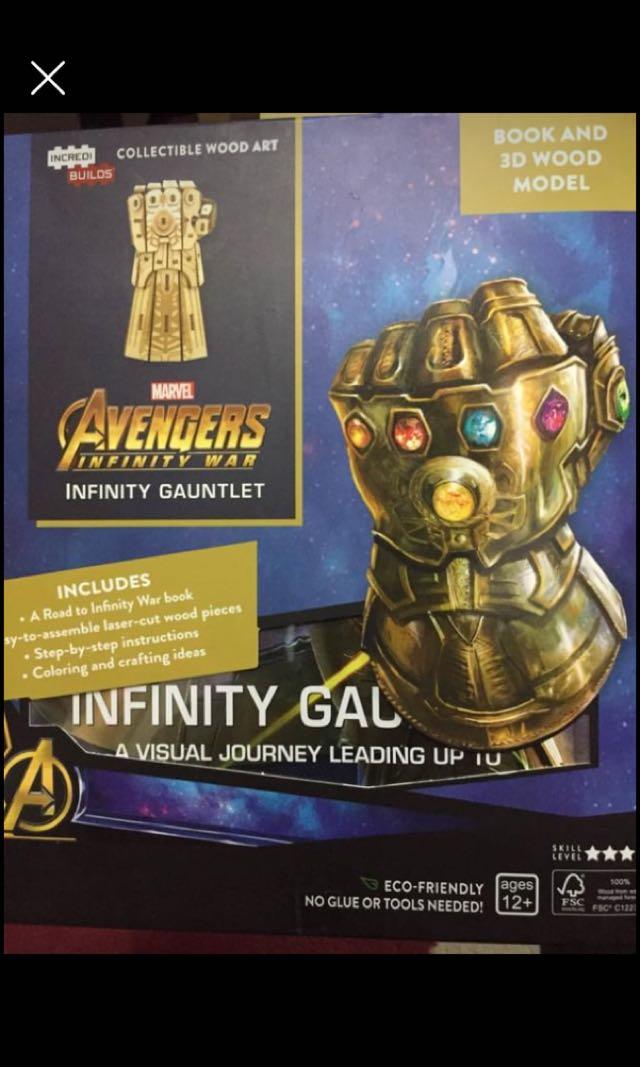 Infinity gauntlet build figure, Hobbies & Toys, Toys & Games on Carousell