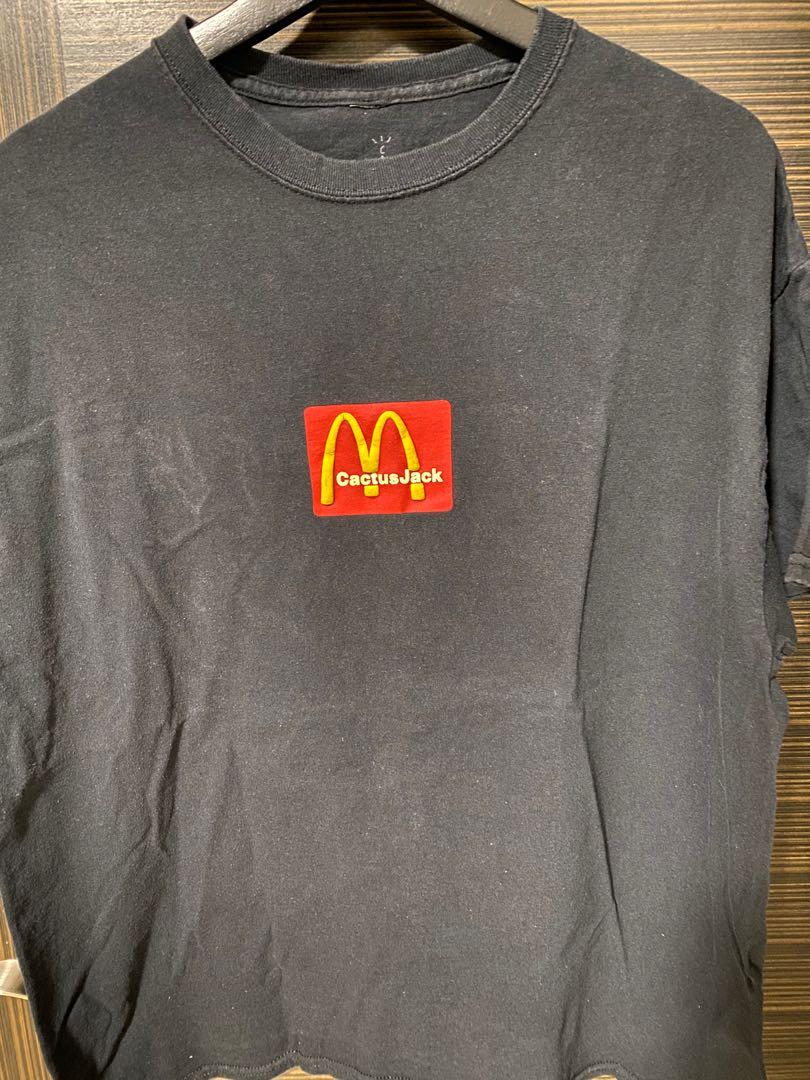 [INSTOCK] TRAVIS SCOTT X MC DONALDS TEE (2020), Men's Fashion, Tops ...
