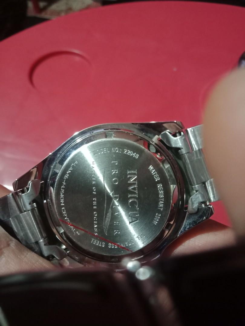 INVICTA datejust red dial and red bezel model model:22048(quartz) pro ...