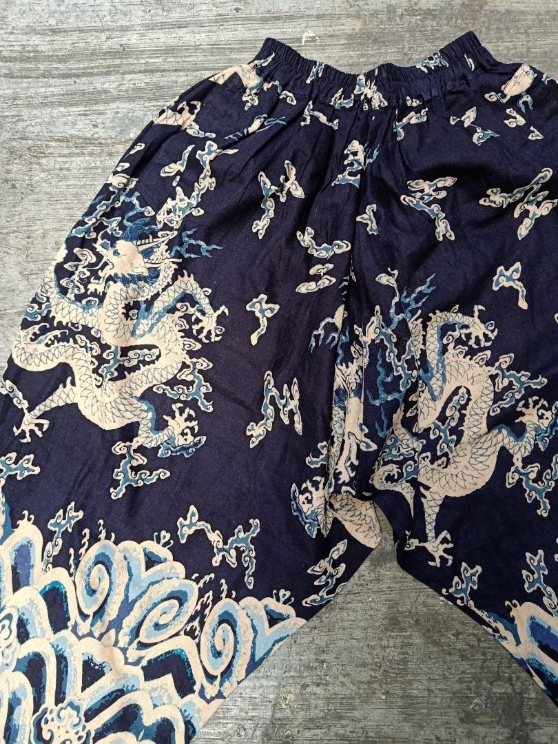 Japanese Tobi Pants, Men's Fashion, Bottoms, Sleep and Loungewear on ...