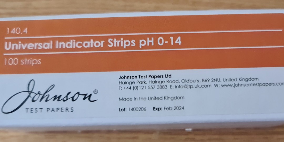 Johnson universal indicator strips ph 100pcs NEW(non nego), Everything ...