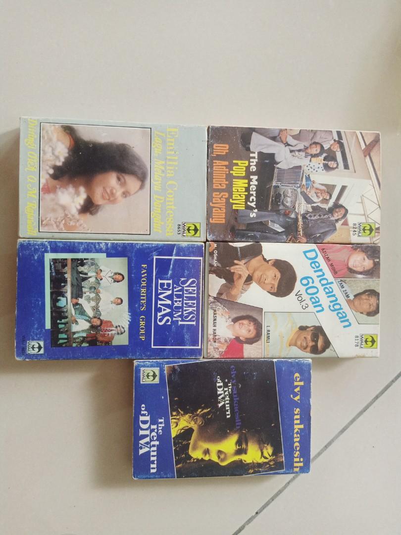 kaset lama melayu indonesia & 60an wau, Hobbies & Toys, Music & Media, CDs & DVDs on Carousell