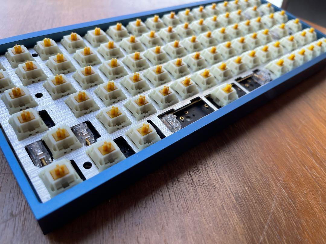 KBD TOFU84 75% KEYBOARD SOLDERED BOBAU4T custom mechanical keyboard, 電腦 ...