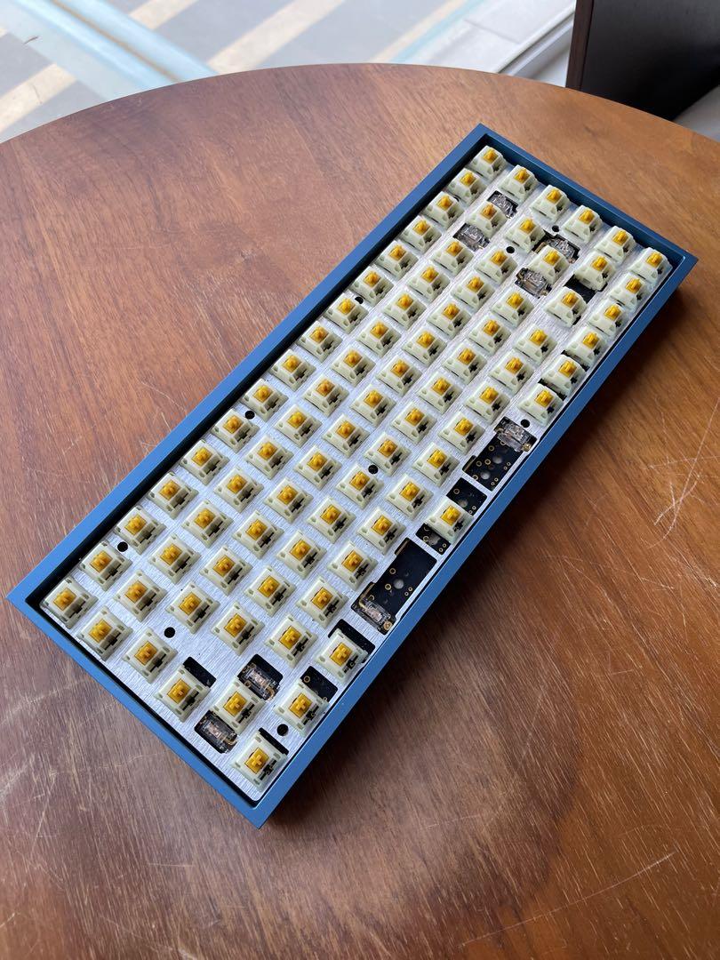 KBD TOFU84 75% KEYBOARD SOLDERED BOBAU4T custom mechanical keyboard, 電腦 ...