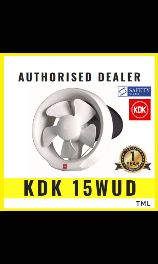 KDK 15WUD Ventilating Fan, Furniture & Home Living, Lighting & Fans ...