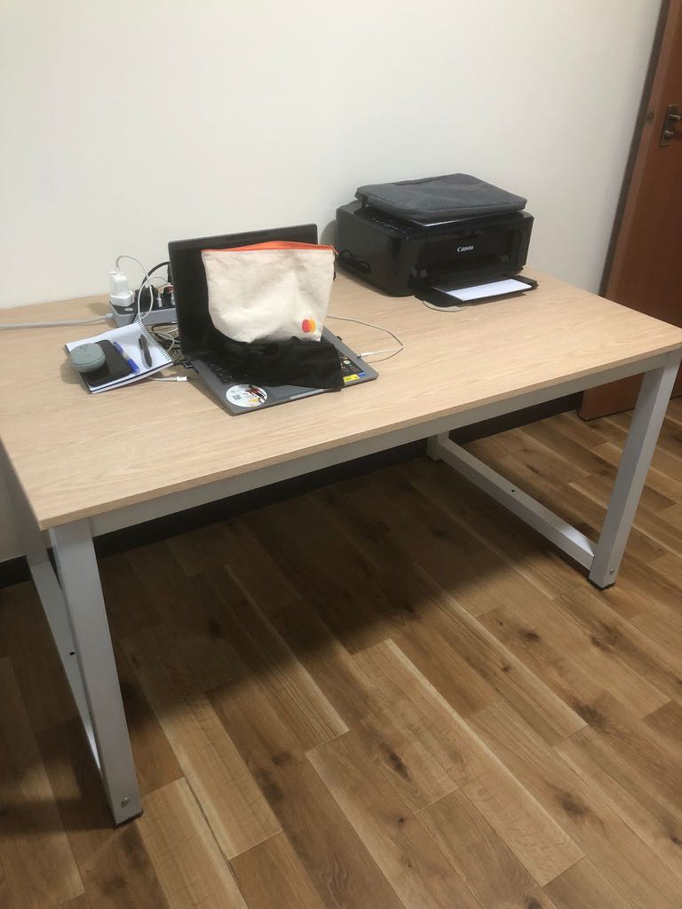 Laminated Study Desk, Furniture & Home Living, Furniture, Tables & Sets ...