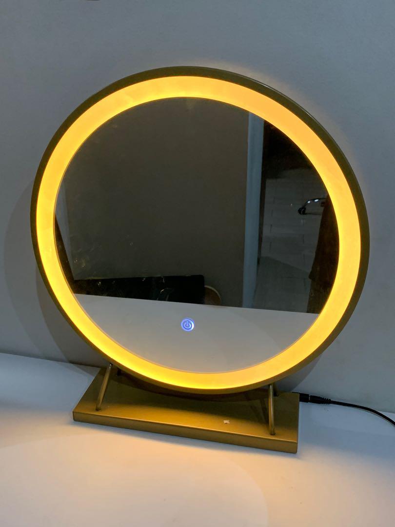 LED ring light mirror, Furniture & Home Living, Home Decor, Mirrors on ...