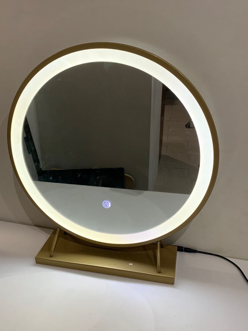 LED ring light mirror, Furniture & Home Living, Home Decor, Mirrors on ...