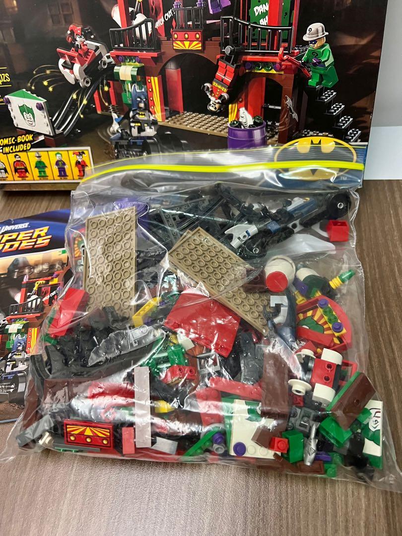 LEGO 6857 The Dynamic Duo Funhouse Escape 淨場景及Batman電單車, 興趣及遊戲, 玩具 & 遊戲 ...